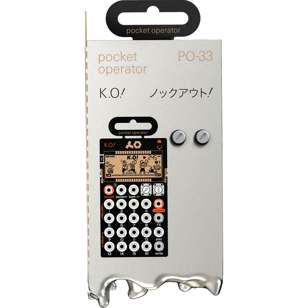Teenage Engineering PO-33 K.O! Pocket Operator Sampler With Built-In ...